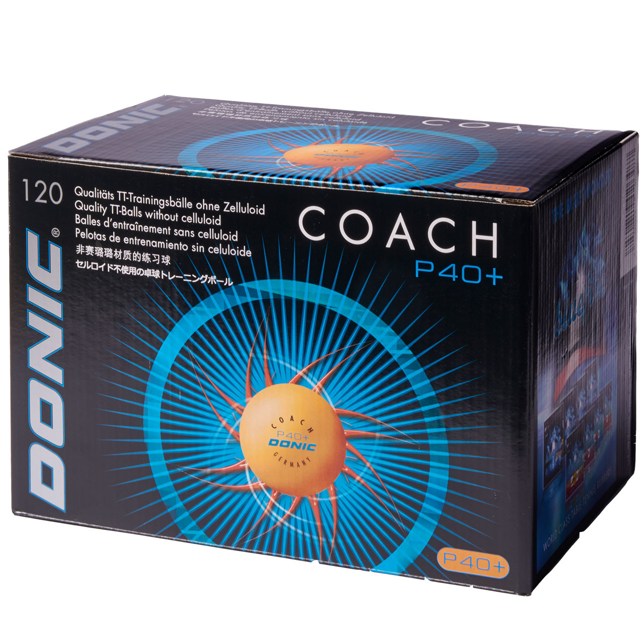 ᐅ Donic Coach P40+ ** | 120 Trainingsplastikbälle (Naht)